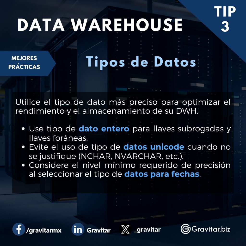Data Warehouse Tip 3 Tipos De Datos Business Intelligence Data 1915